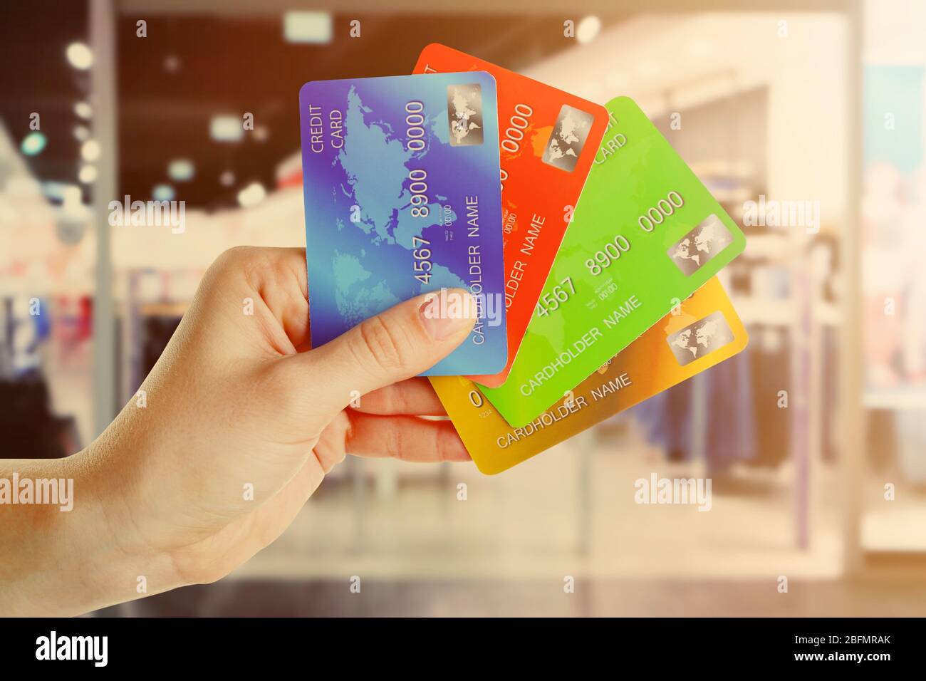Department store credit cards hi-res stock photography and images - Alamy