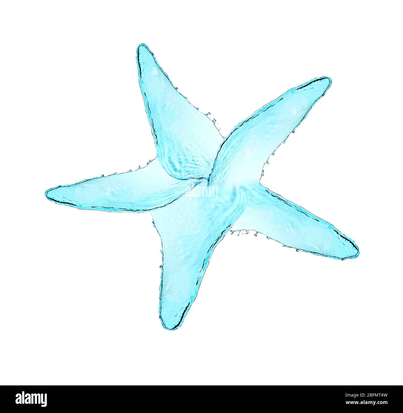 Star shaped water splash hi-res stock photography and images - Alamy