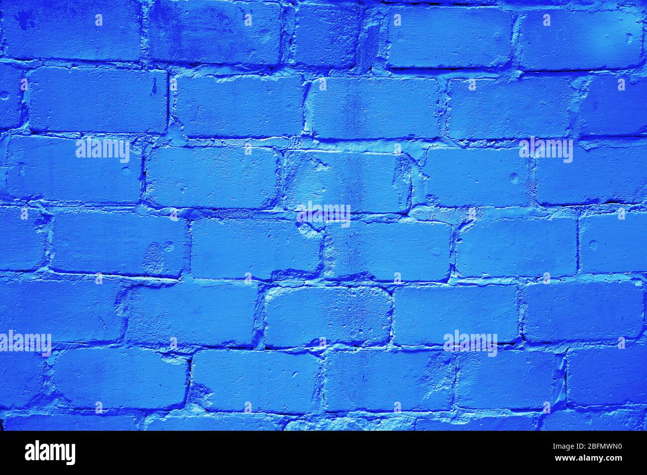 Blue broken brick wall backgrounds hi-res stock photography and images ...