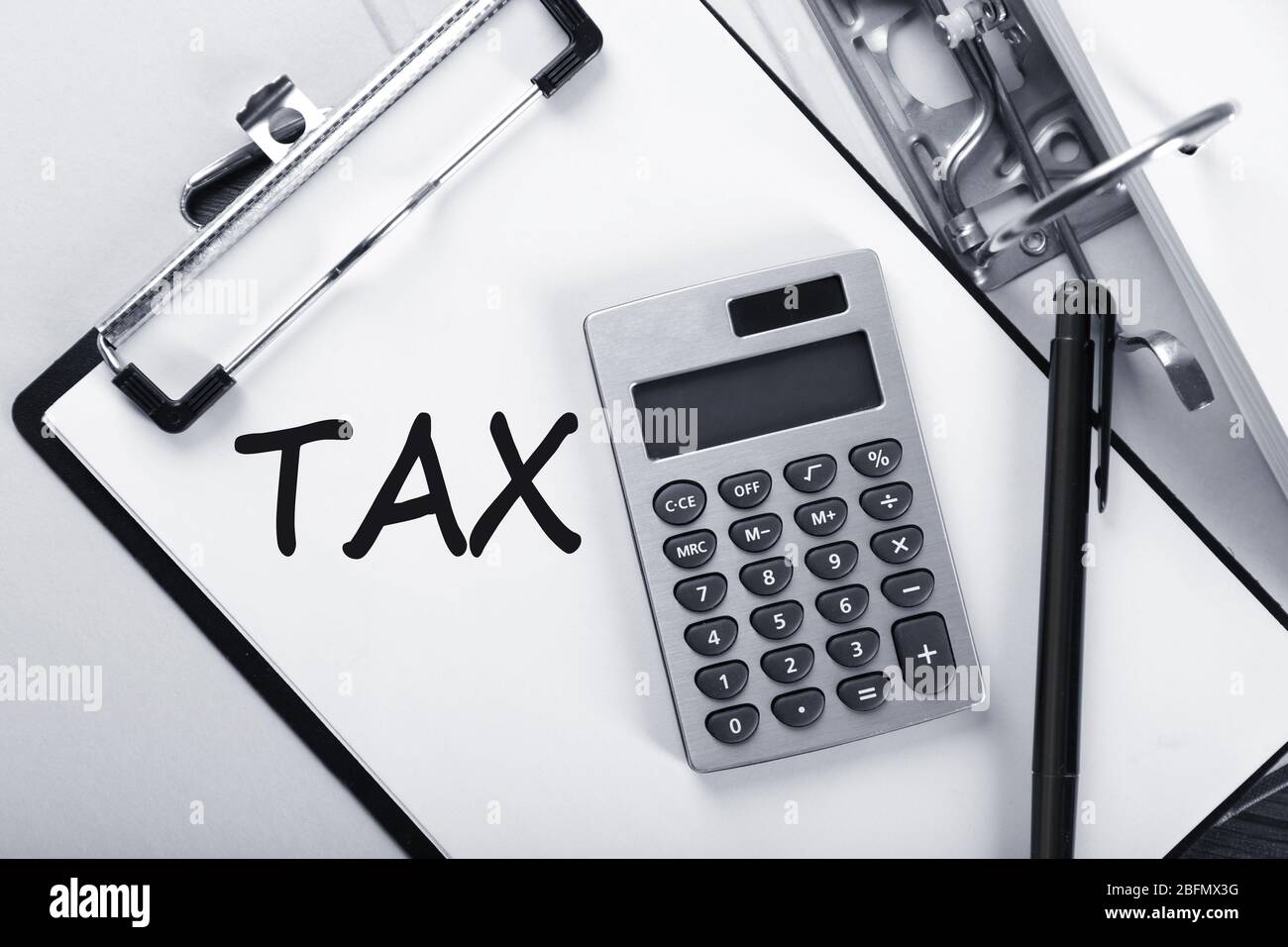 Tax concept office school hi-res stock photography and images - Alamy