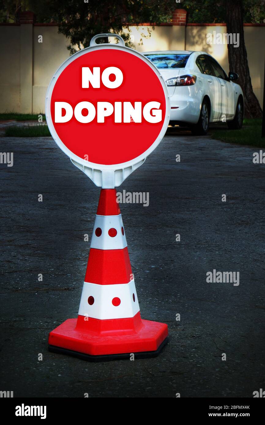 Stop doping sign icon hi-res stock photography and images - Alamy