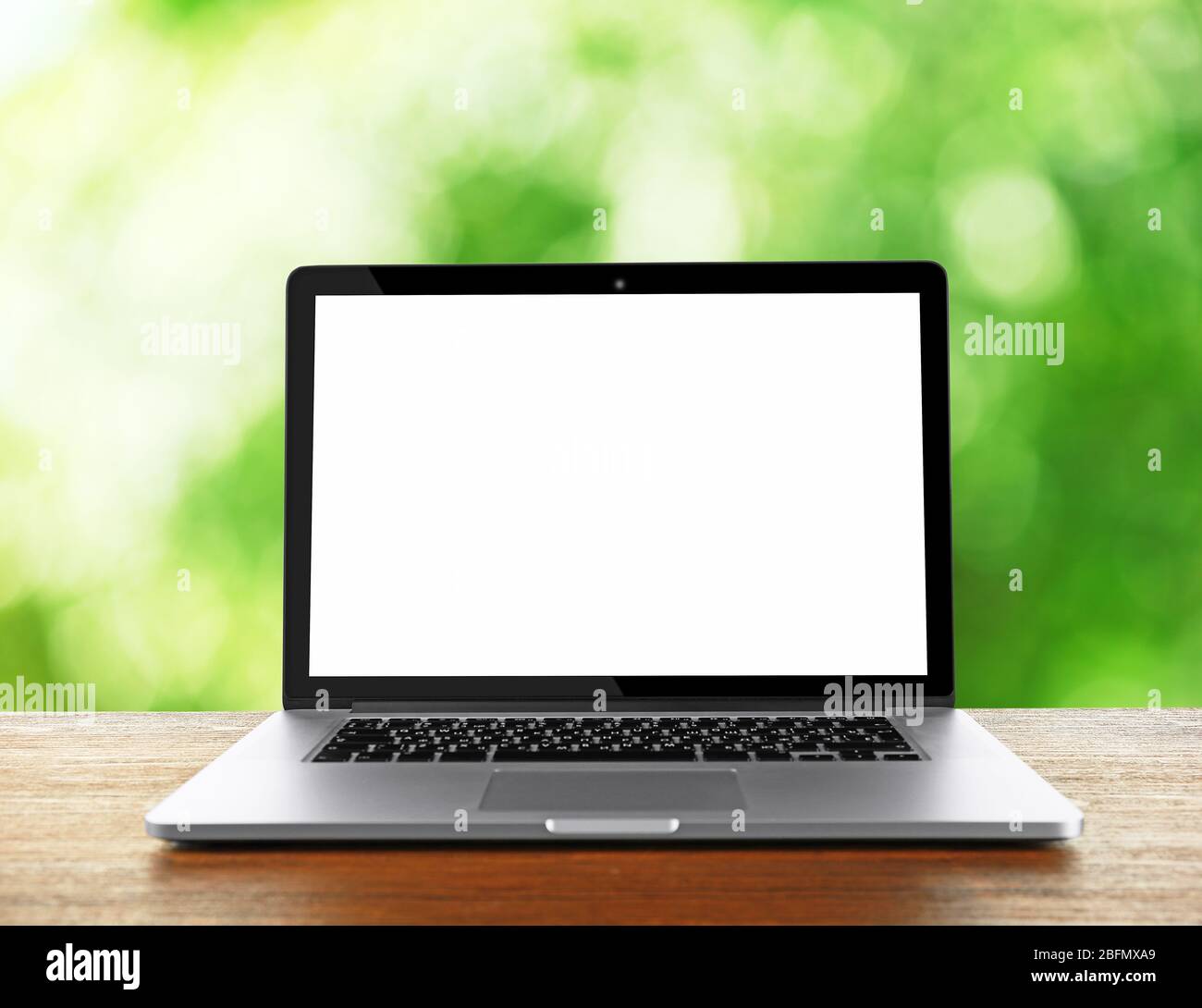 Laptop and natural backdrop hi-res stock photography and images - Alamy