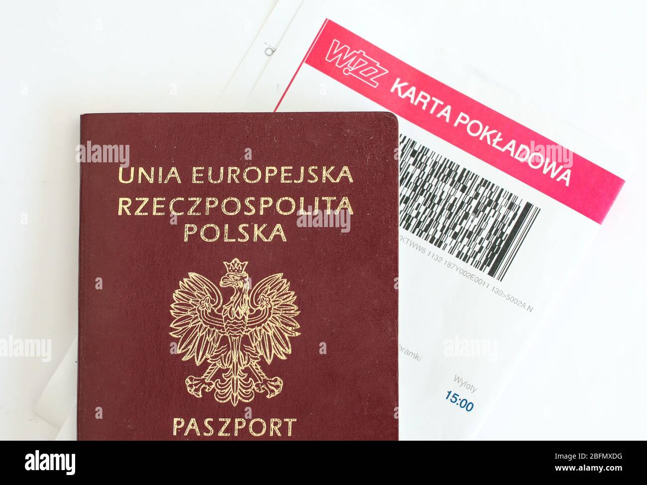 Czestochowa, Poland- 18 April 2020: European Union Republic of Poland ...