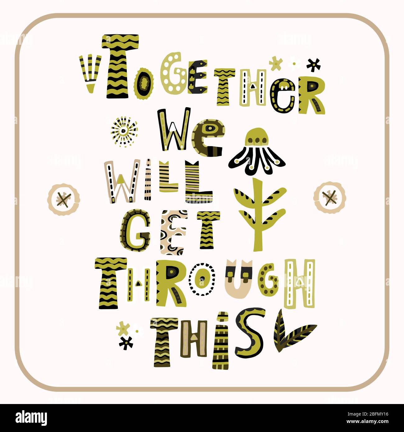 Stay positive corona virus motivation banner. Social media covid 19 ...