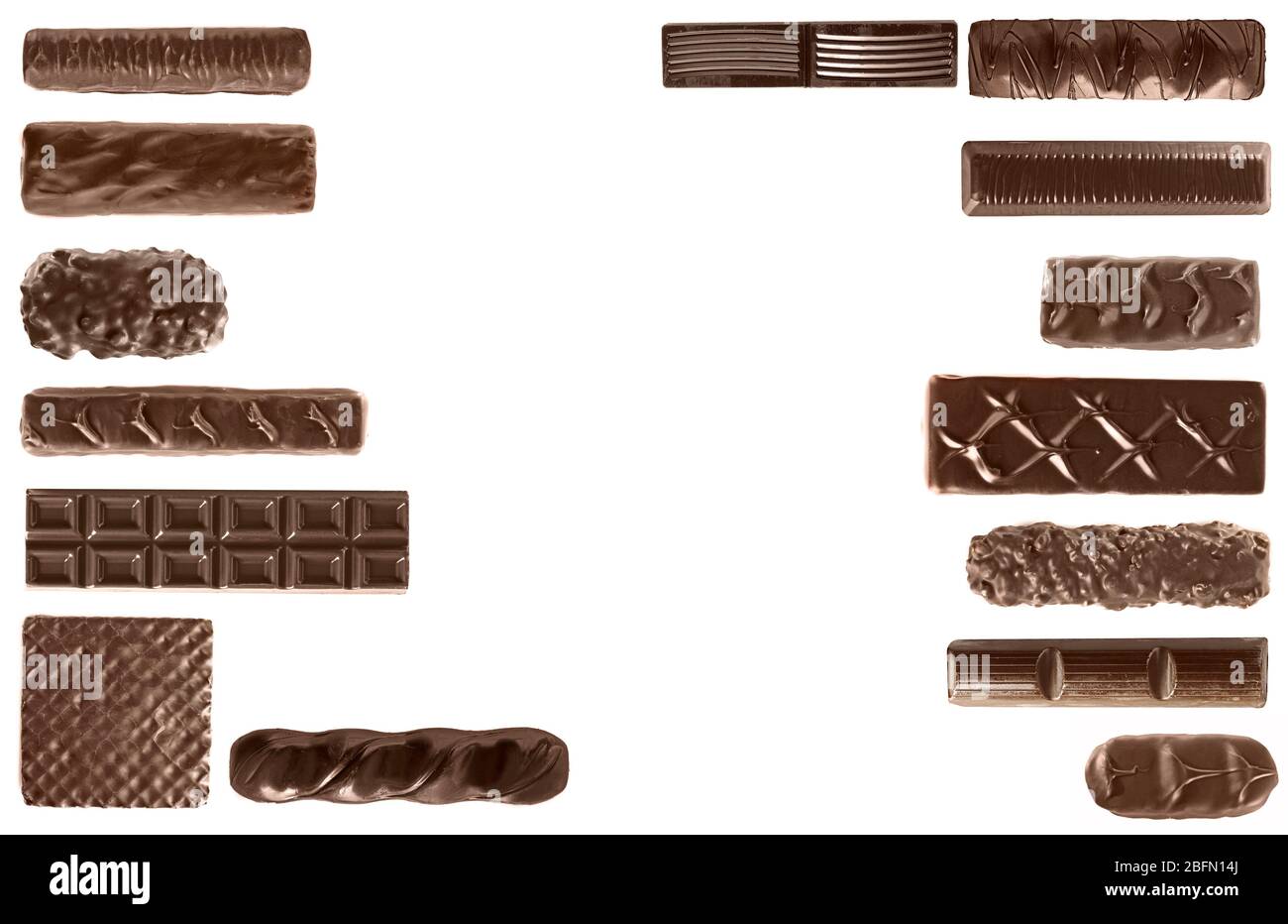 Set of chocolate candies Stock Photo - Alamy