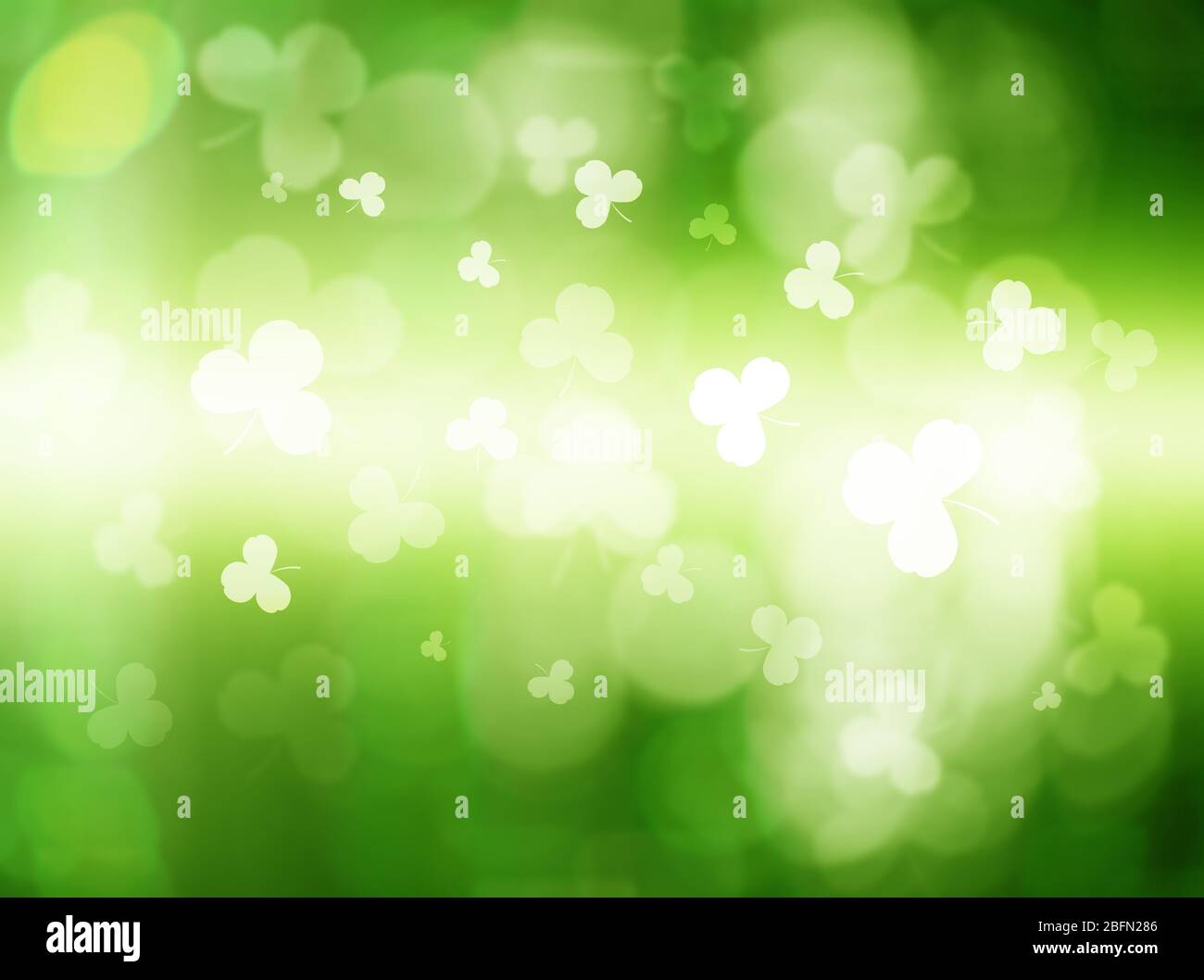 Background with clover leaves Stock Photo - Alamy