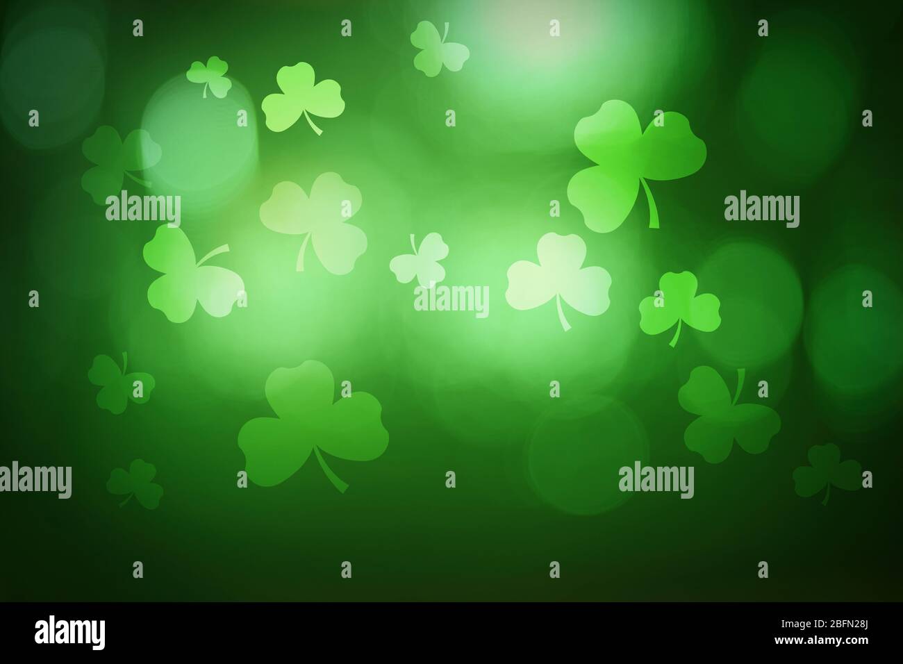Background with clover leaves Stock Photo - Alamy