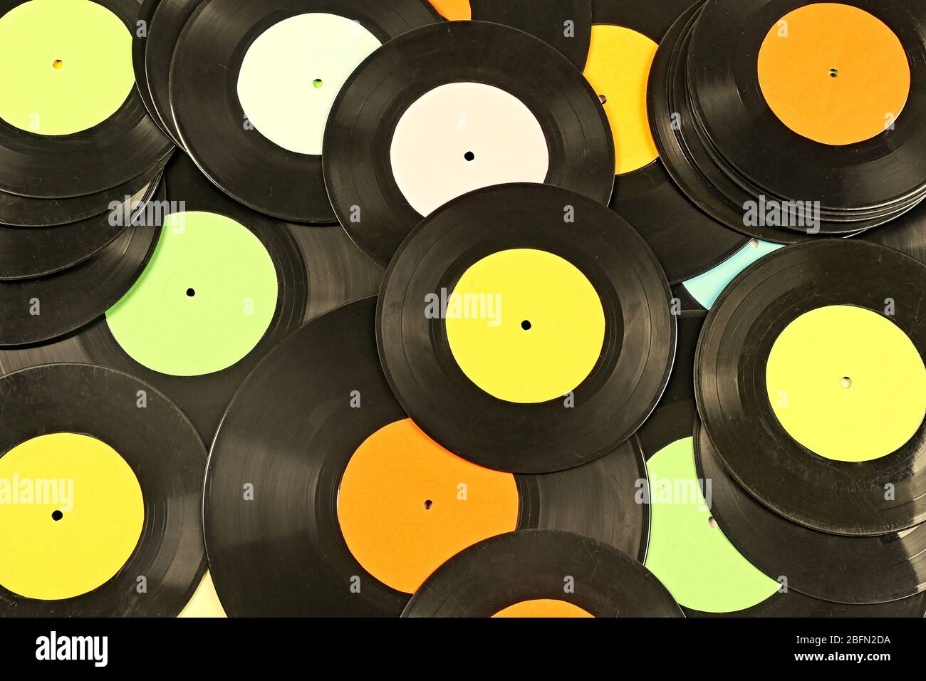 Vinyl records background Stock Photo - Alamy