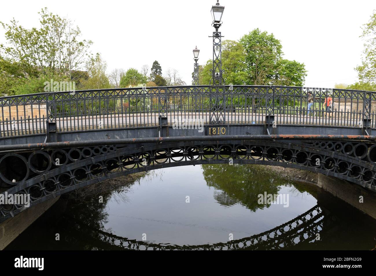 Newport Pagnell Milton Keynes Bucks Iron Bridge and town centre Stock ...