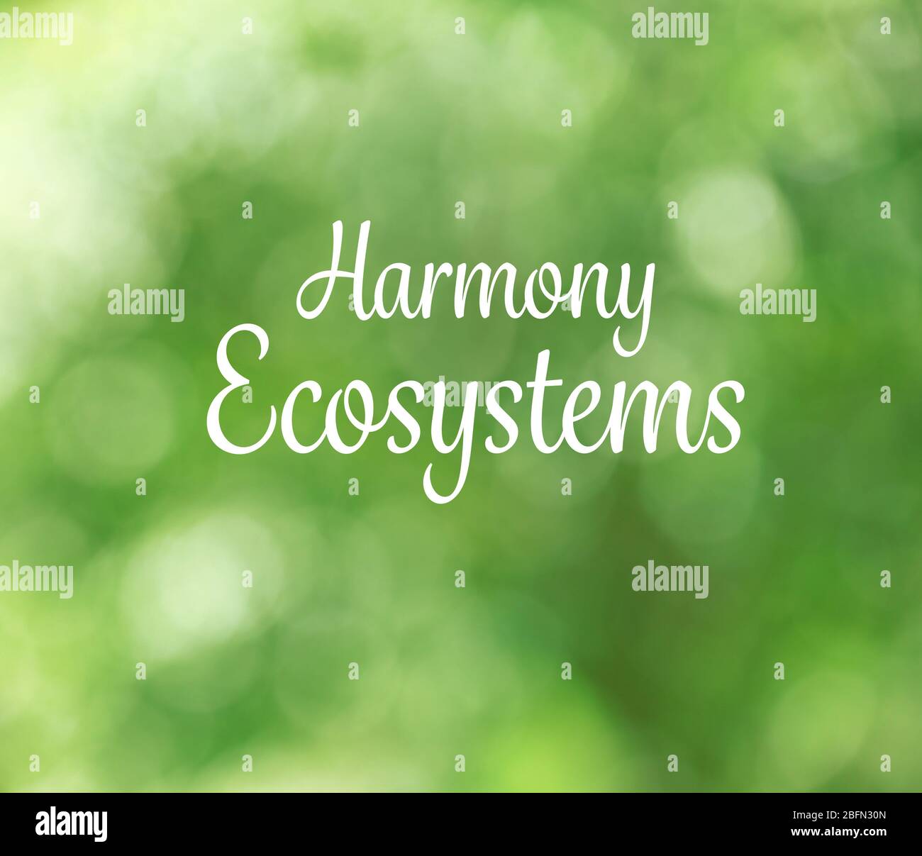 Abstract green nature background Stock Photo - Alamy