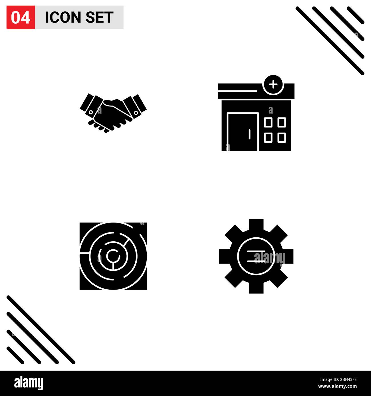 Map Symbols Hospital Stock Vector Images - Alamy