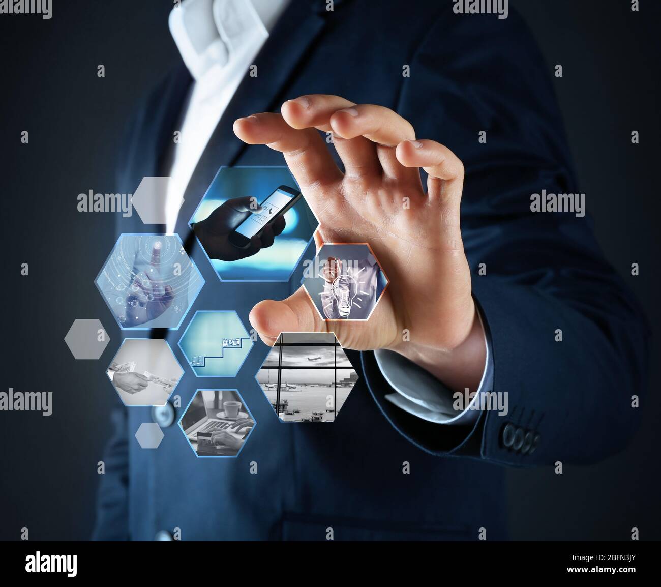 Internet map visualization hi-res stock photography and images - Alamy