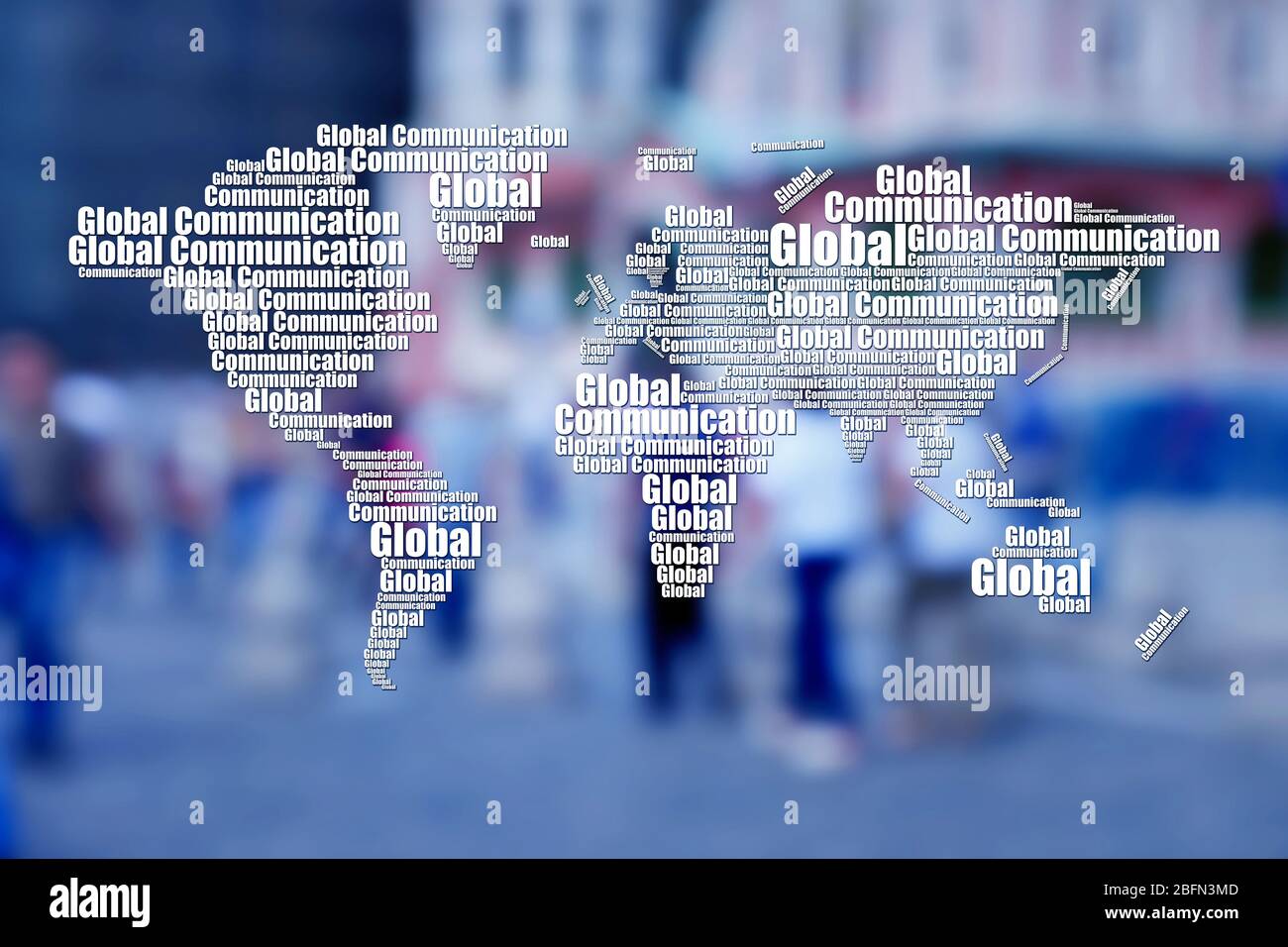 Global communication concept Stock Photo - Alamy