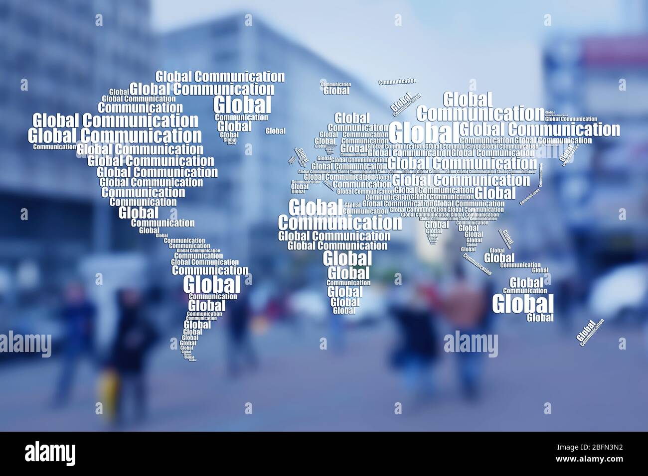 Global communication concept Stock Photo - Alamy