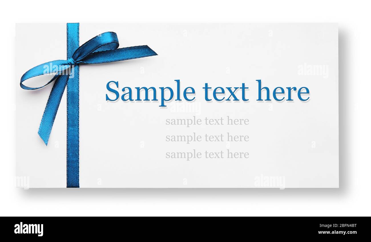 Card isolated on white Stock Photo - Alamy
