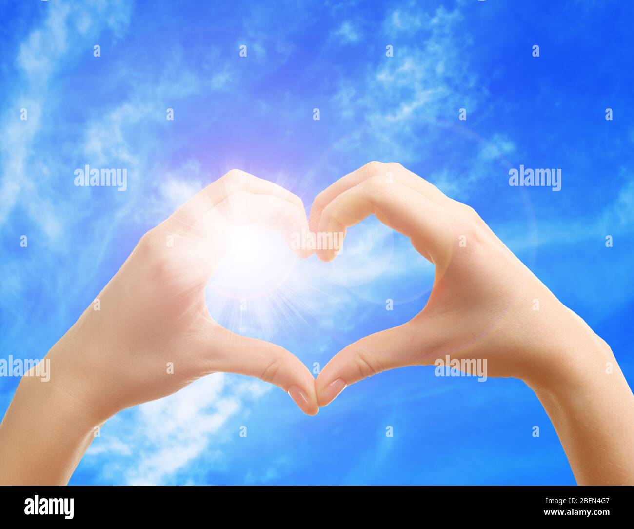 Hand Heart In Sky 5,032 Heart Shape Hands Sky Stock Photos Free