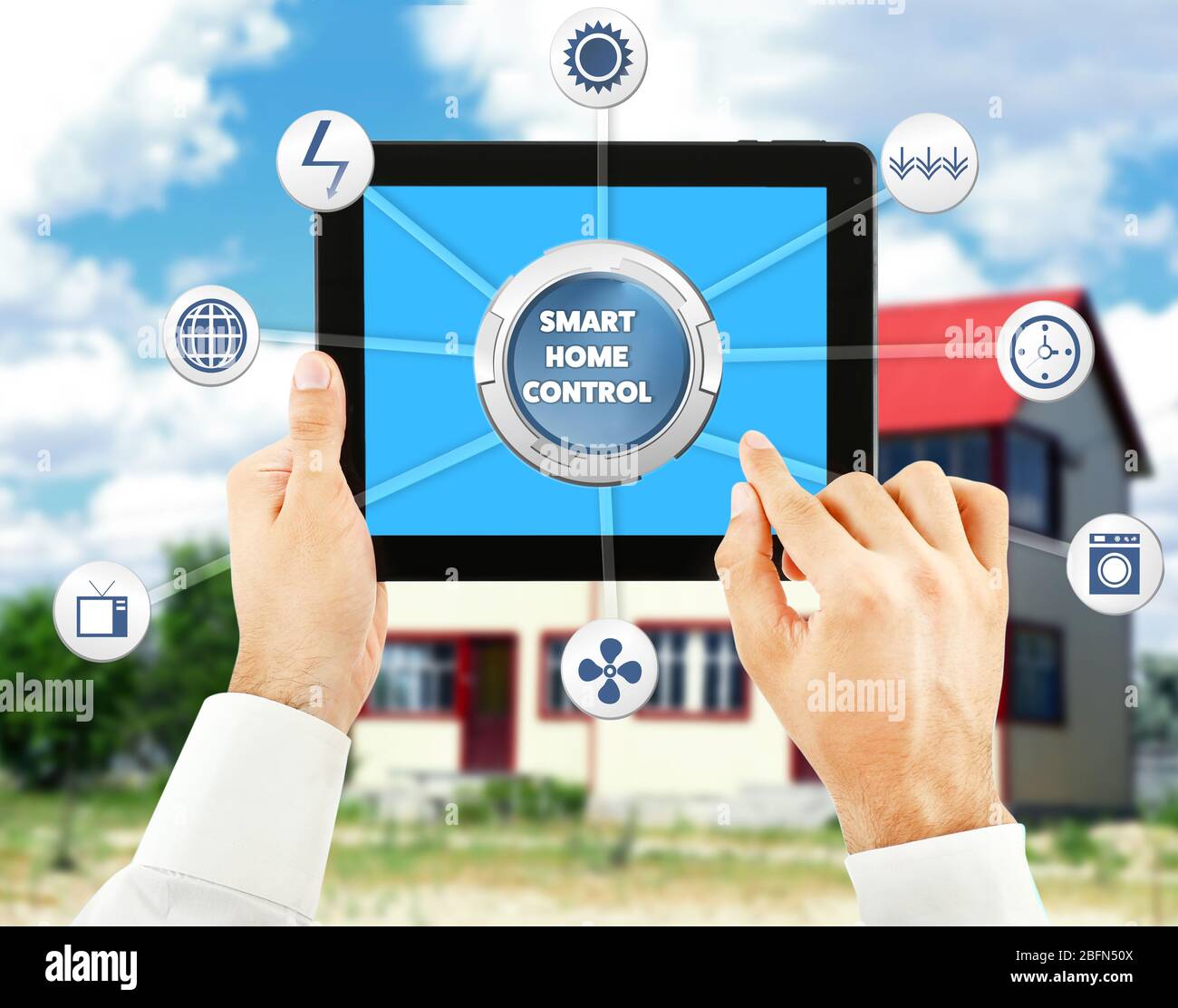 Smart home concept hand drawing hi-res stock photography and images - Alamy
