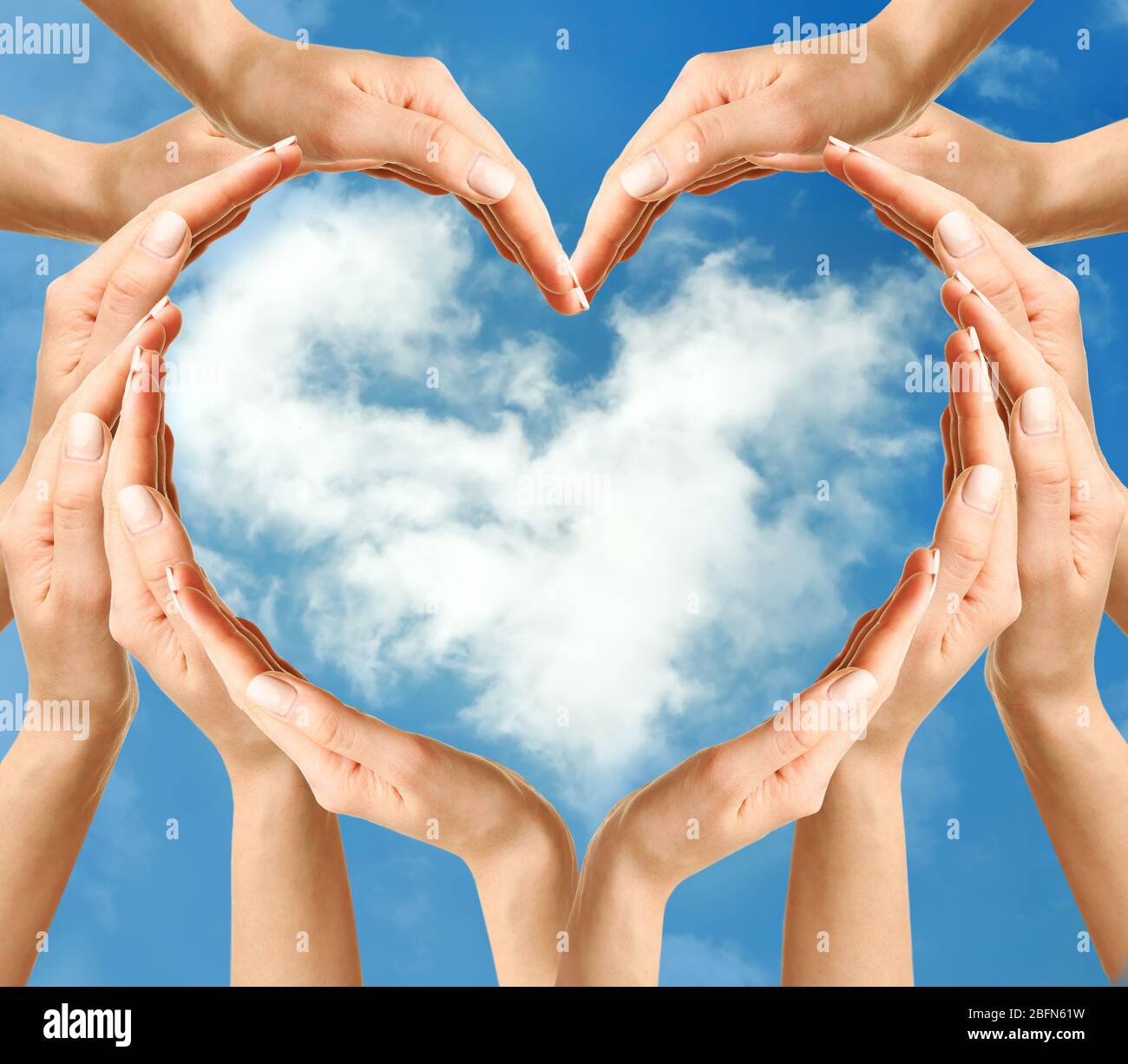 Hand Hearts In The Sky