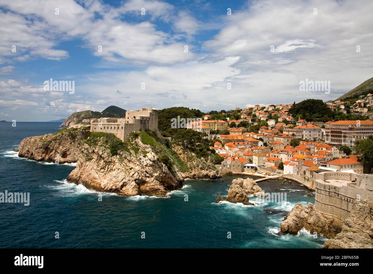Lovrijenac Fortress, City of Dubrovnik, Croatia Stock Photo - Alamy
