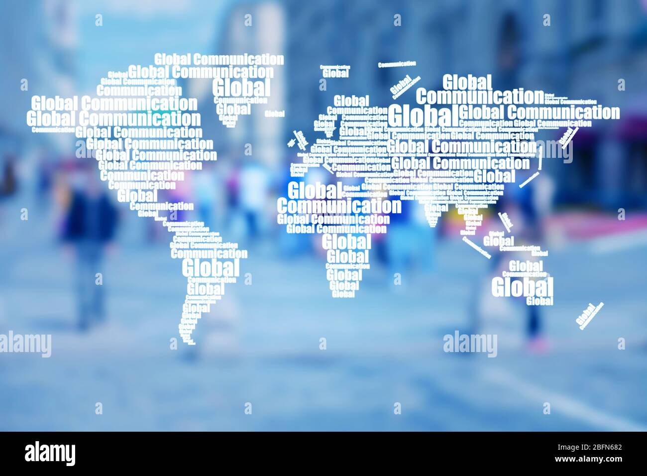Global communication concept Stock Photo - Alamy