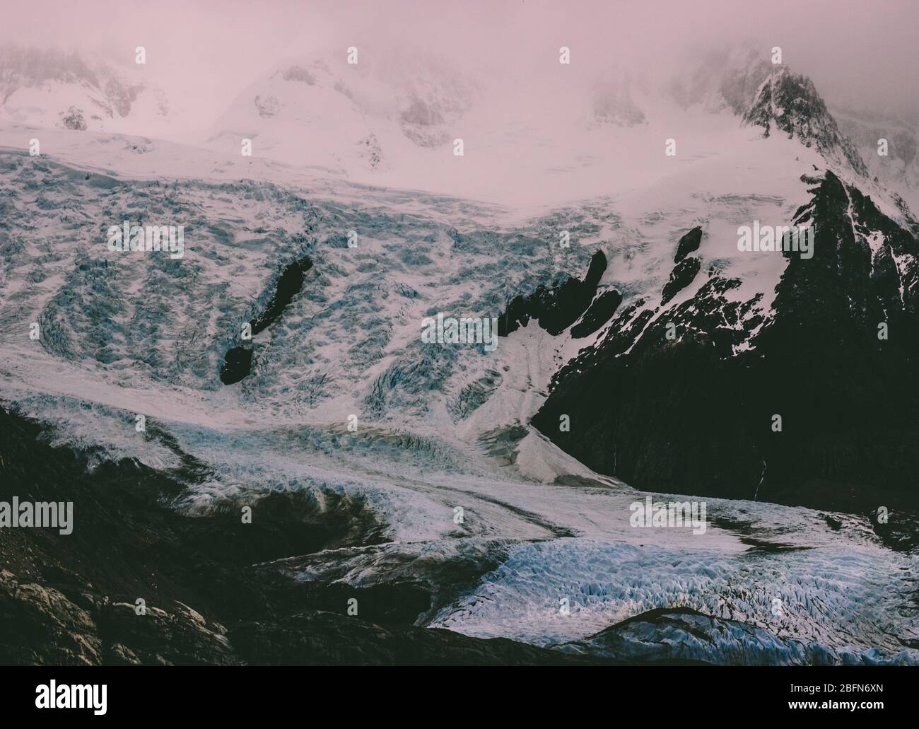 Glaciar Viedma in patagonia Argentina with snow Stock Photo - Alamy