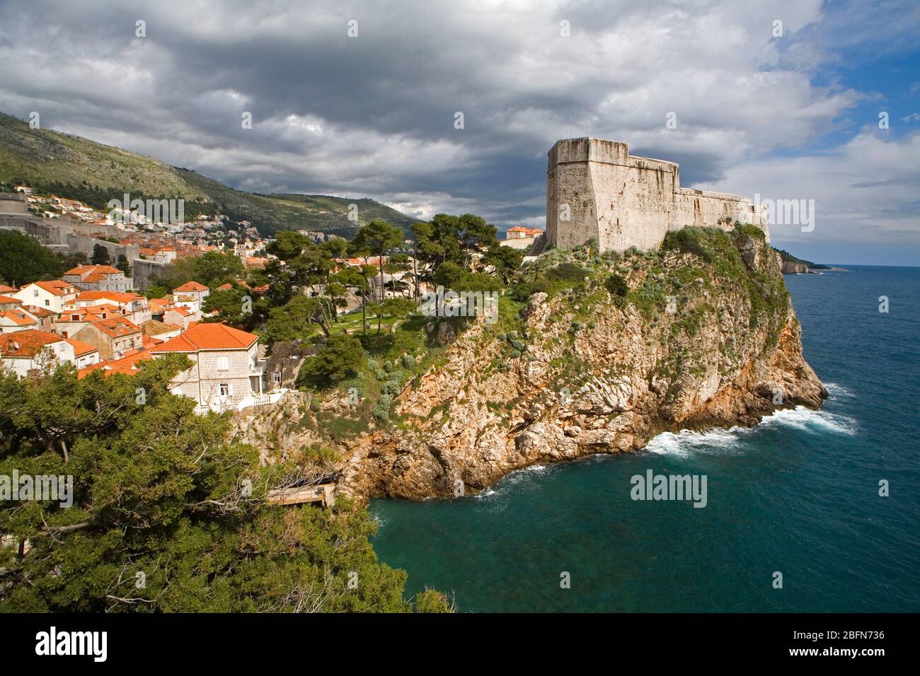 Lovrijenac Fortress, City of Dubrovnik, Croatia Stock Photo - Alamy