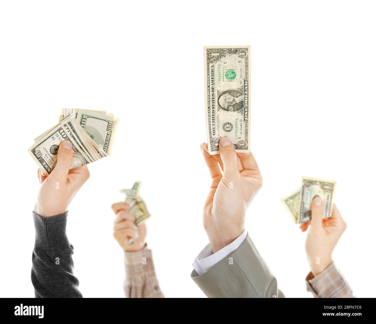 Helping hands money hi-res stock photography and images - Alamy