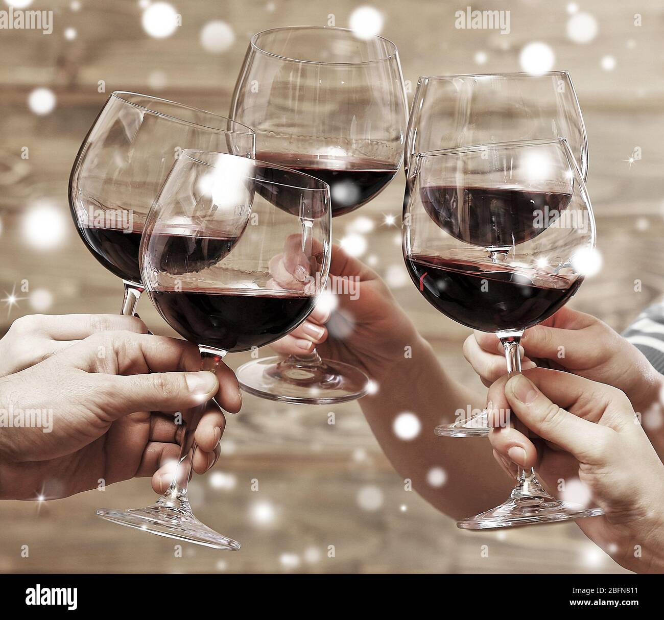 Red Wine Glass Cheers