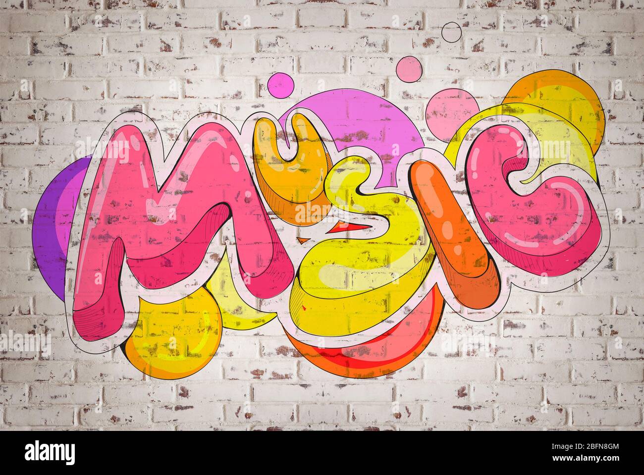 Music Graffiti Background
