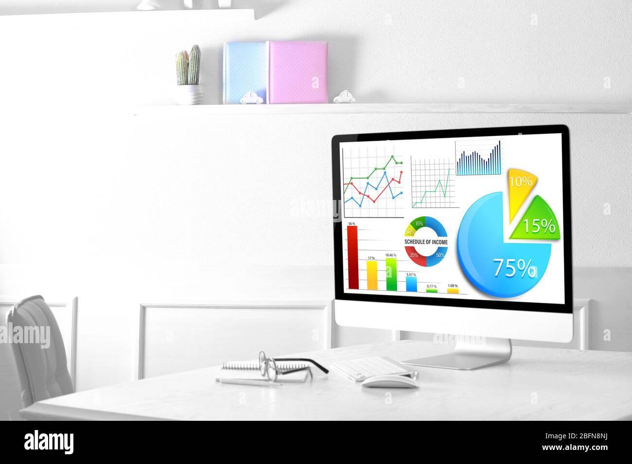 Desktop monitor computer hardware diagram hi-res stock photography and ...