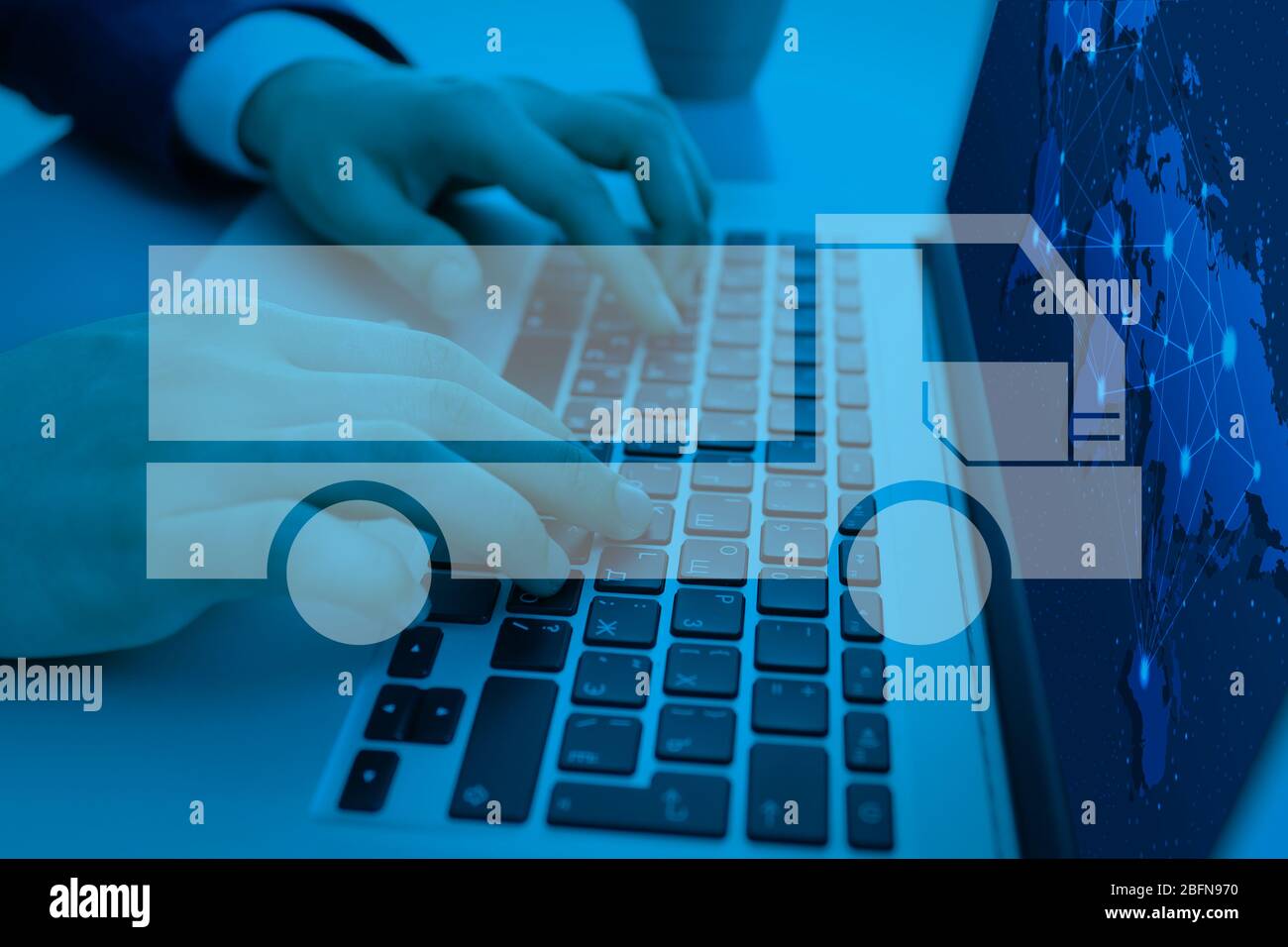 Hand truck icon hi-res stock photography and images - Alamy