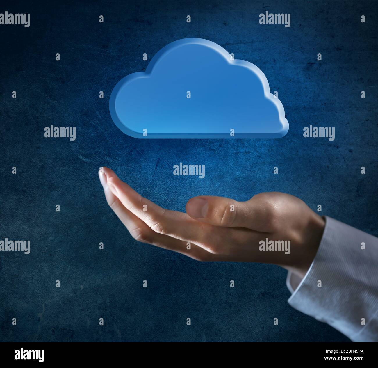 Man hand holding lan hi-res stock photography and images - Alamy