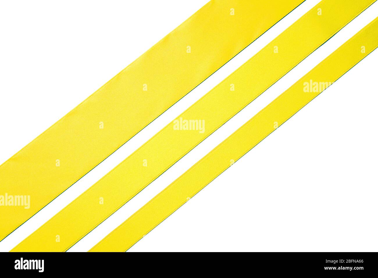 Diagonal ribbons on white background Stock Photo - Alamy