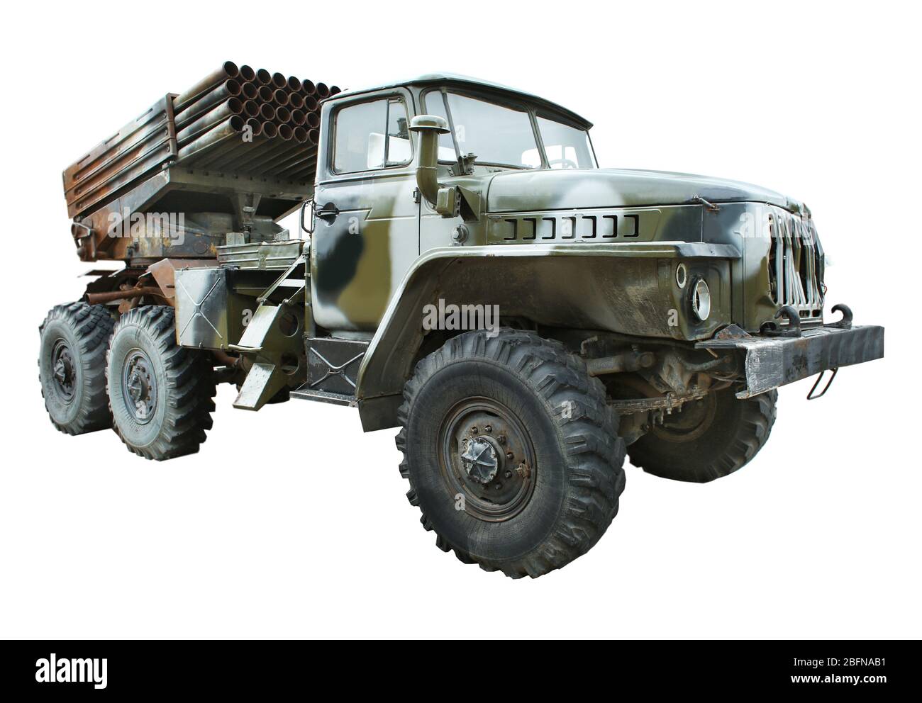 Rocket artillery system Cut Out Stock Images & Pictures - Alamy