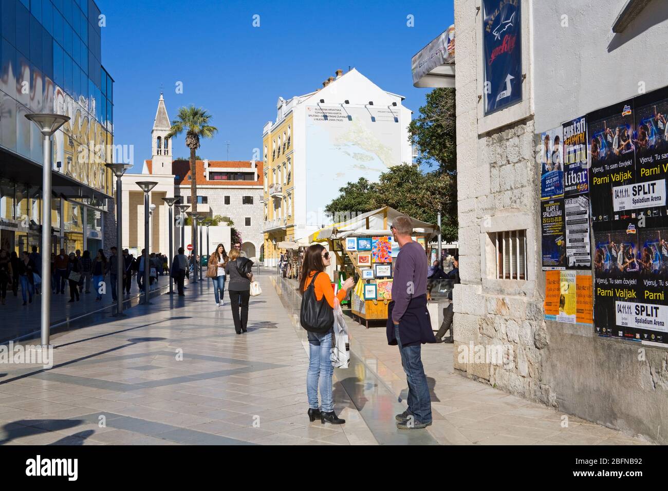 Marmontova street in split hi-res stock photography and images - Alamy