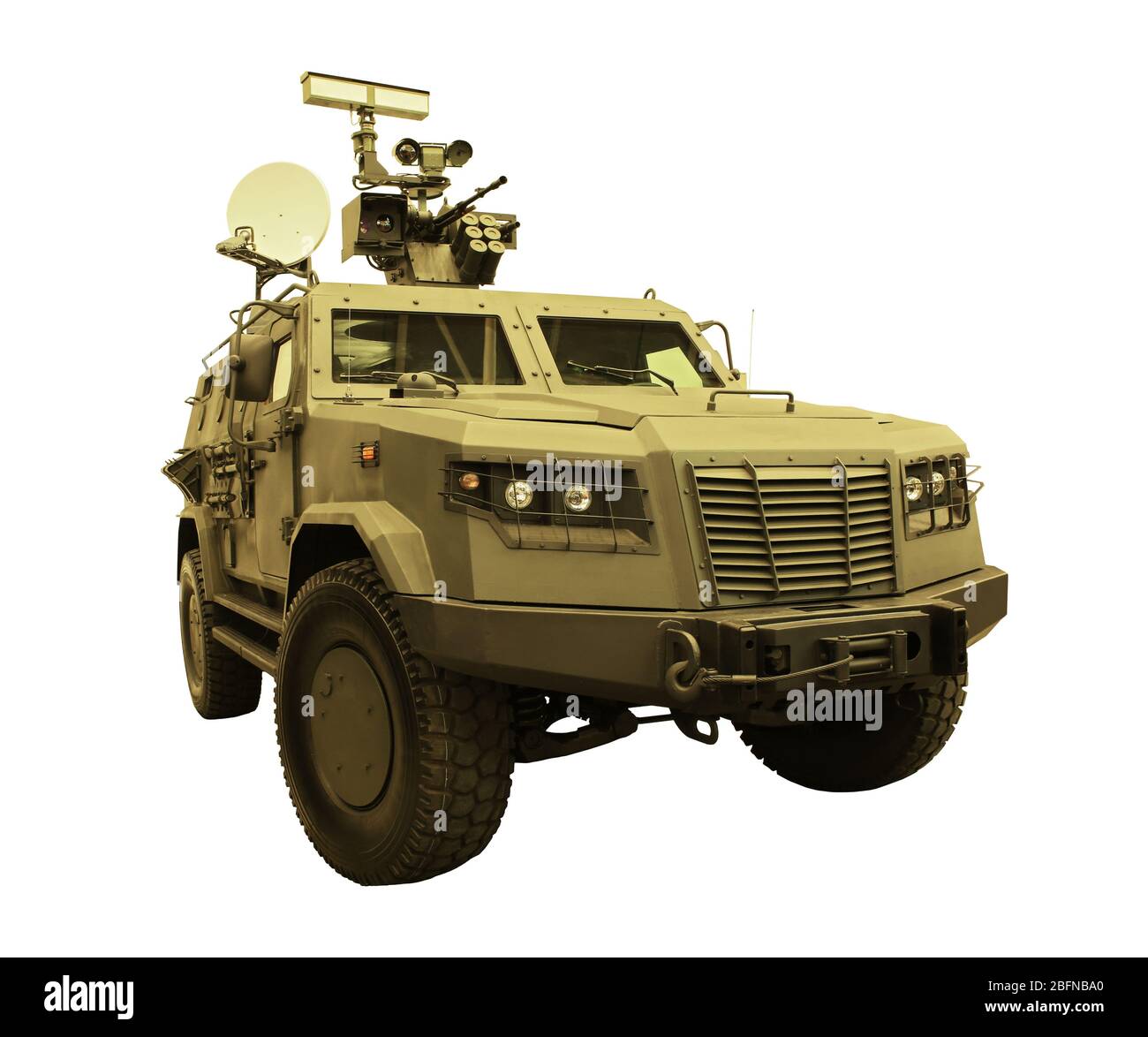 Army military vehicle machine gun Cut Out Stock Images & Pictures - Alamy