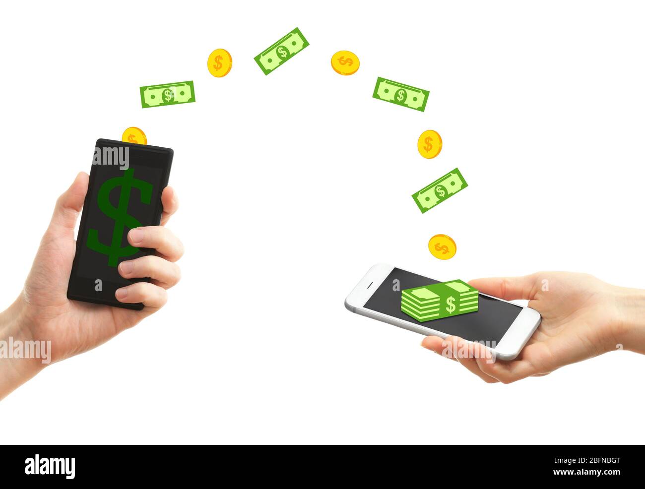 Modern technology and online transaction concept Stock Photo - Alamy