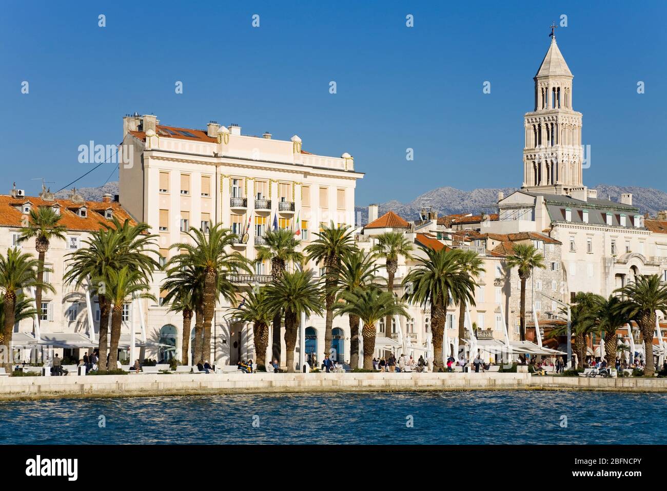 The Riva, Split, Croatia, Europe Stock Photo - Alamy