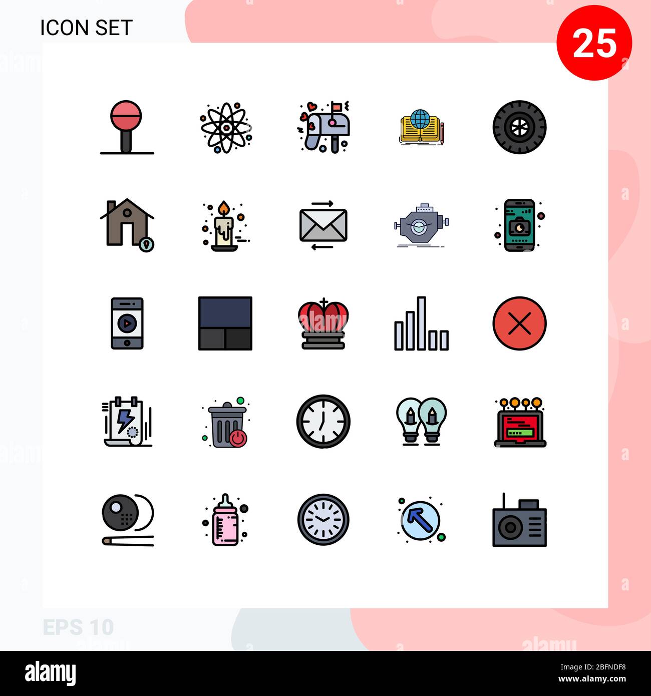 Child writing story Stock Vector Images - Alamy