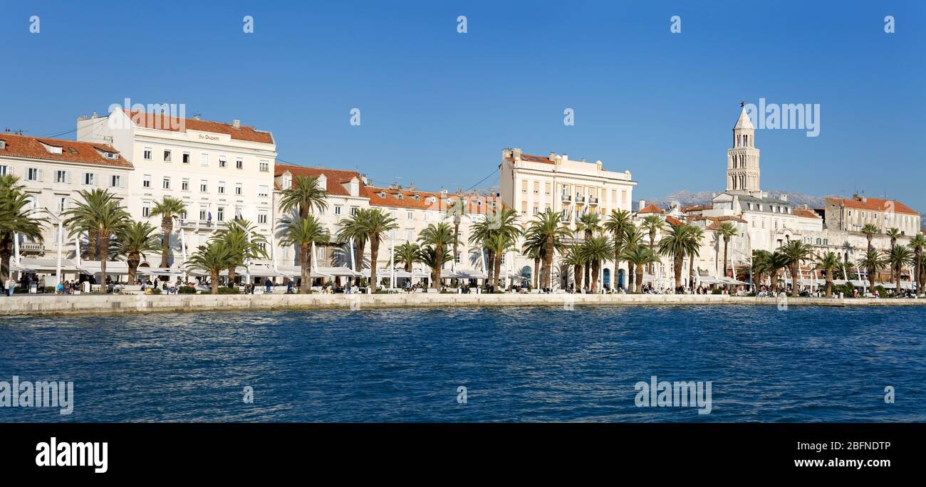 The Riva, Split, Croatia, Europe Stock Photo - Alamy