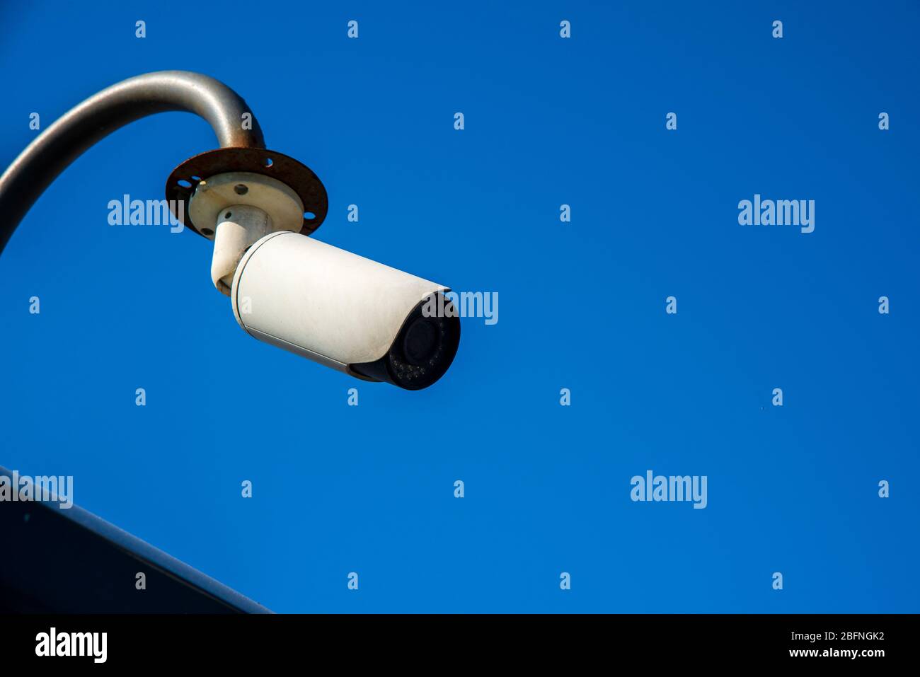 Cctv Security Camera On Pole High Resolution Stock Photography and ...