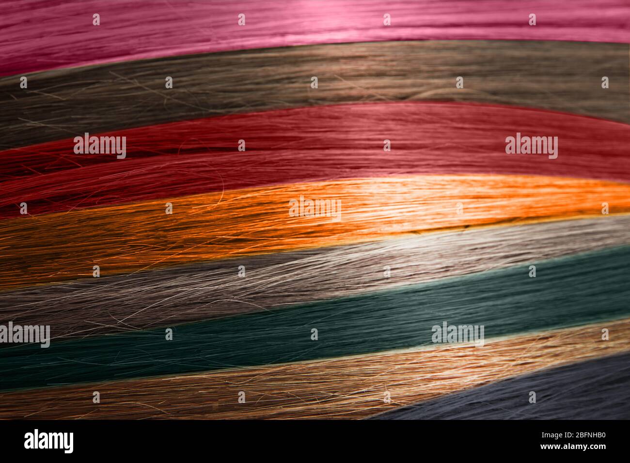 Colorful hair background. Hairstyles and care concept Stock Photo - Alamy