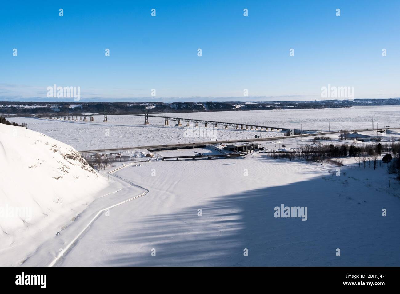 Ice bridge quebec canada hi-res stock photography and images - Alamy