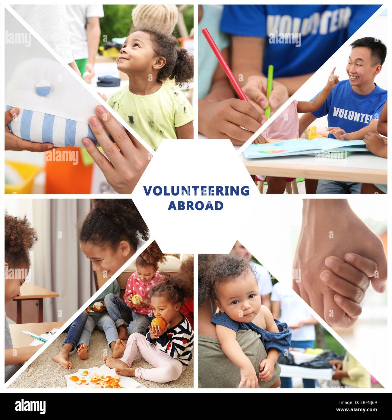 Volunteering for kids Cut Out Stock Images & Pictures - Alamy