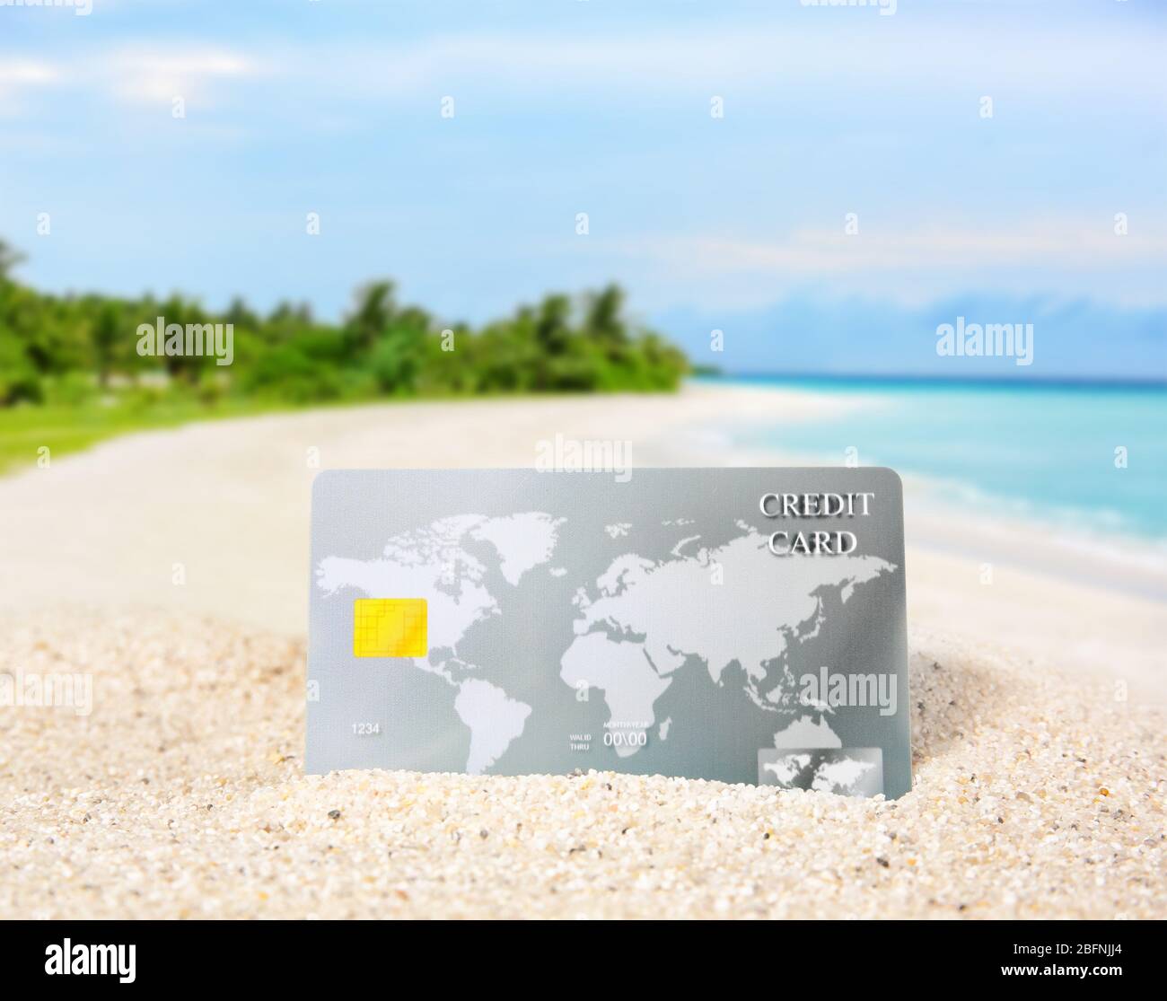 Beach business card hi-res stock photography and images - Alamy