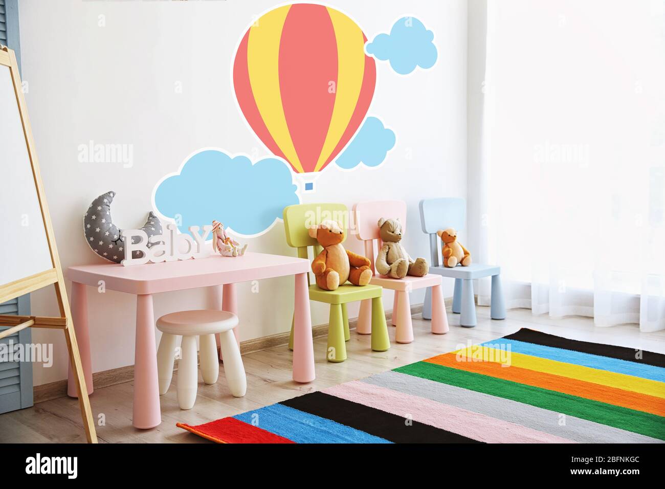 Interior of modern play room Stock Photo - Alamy