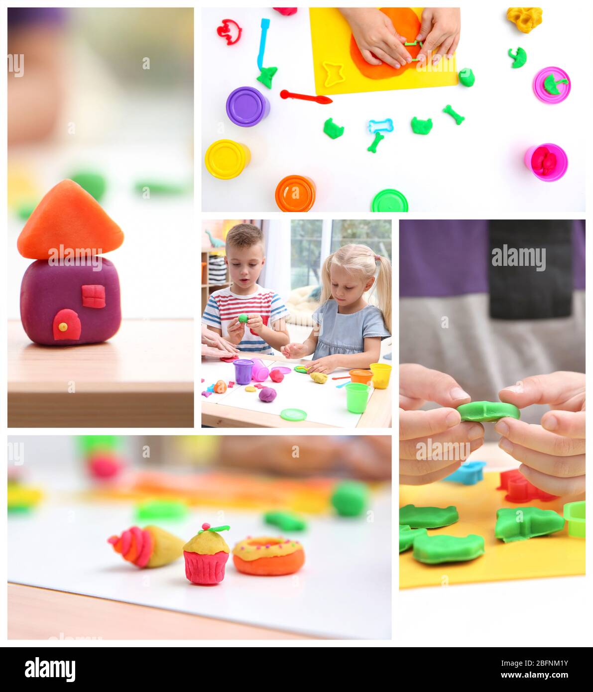 Child Making Collage High Resolution Stock Photography and Images - Alamy