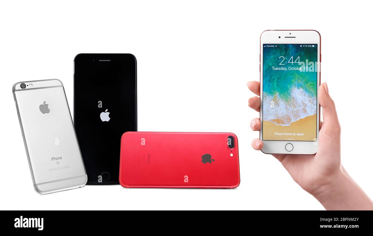 Iphone 7 front and back views hi-res stock photography and images - Alamy