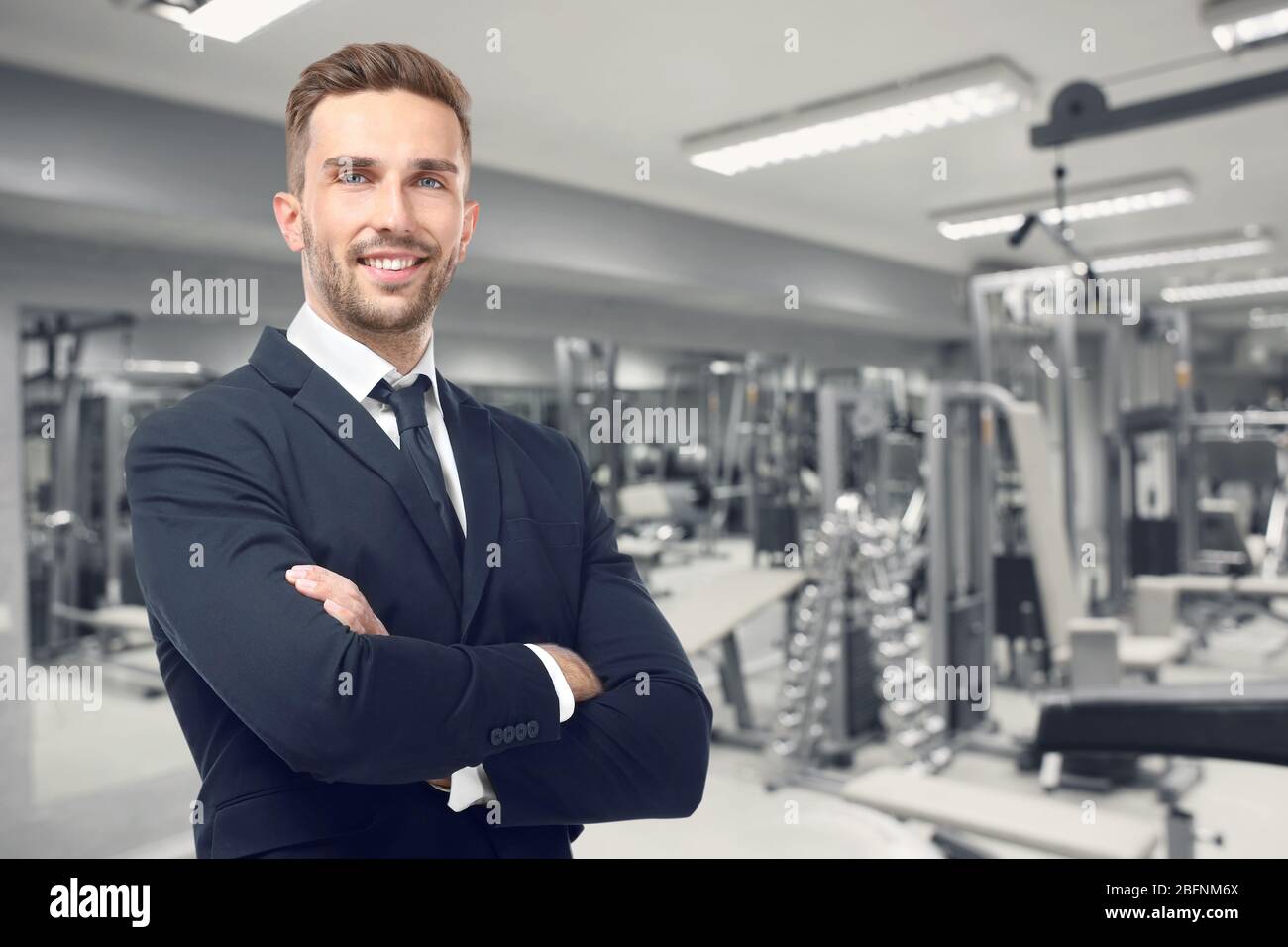 Gym manager hi-res stock photography and images - Alamy