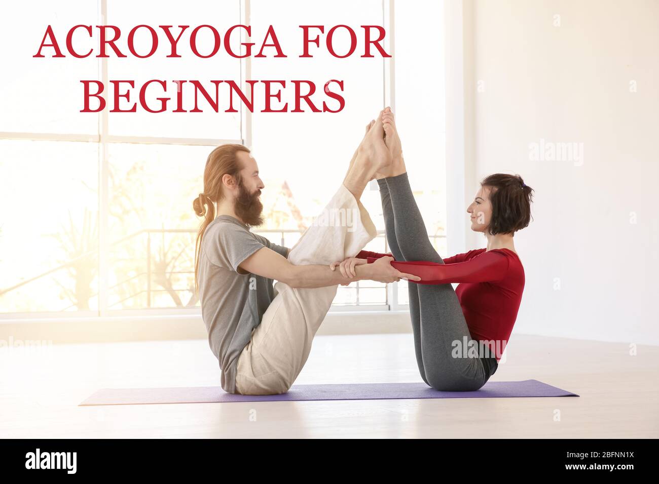 Acro gym hi-res stock photography and images - Alamy